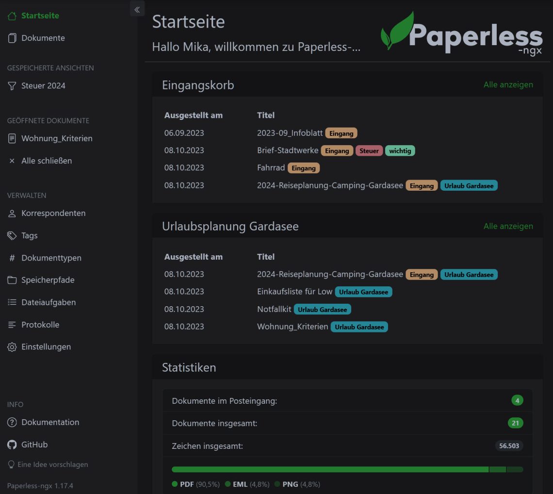 Paperless-ngx auf dem Raspberry Pi - erstaunlich gut - Teil 1 - Digital ...