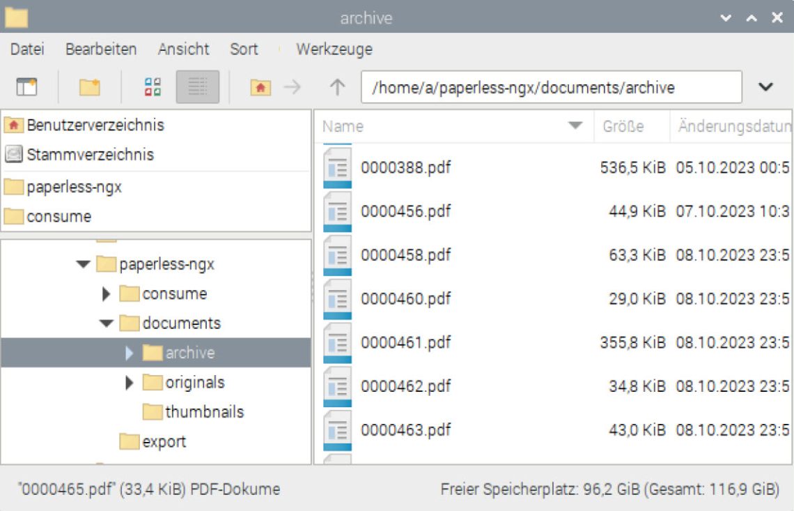 Paperless-ngx, Teil 4: Speicherpfade konfigurieren - Digital Cleaning