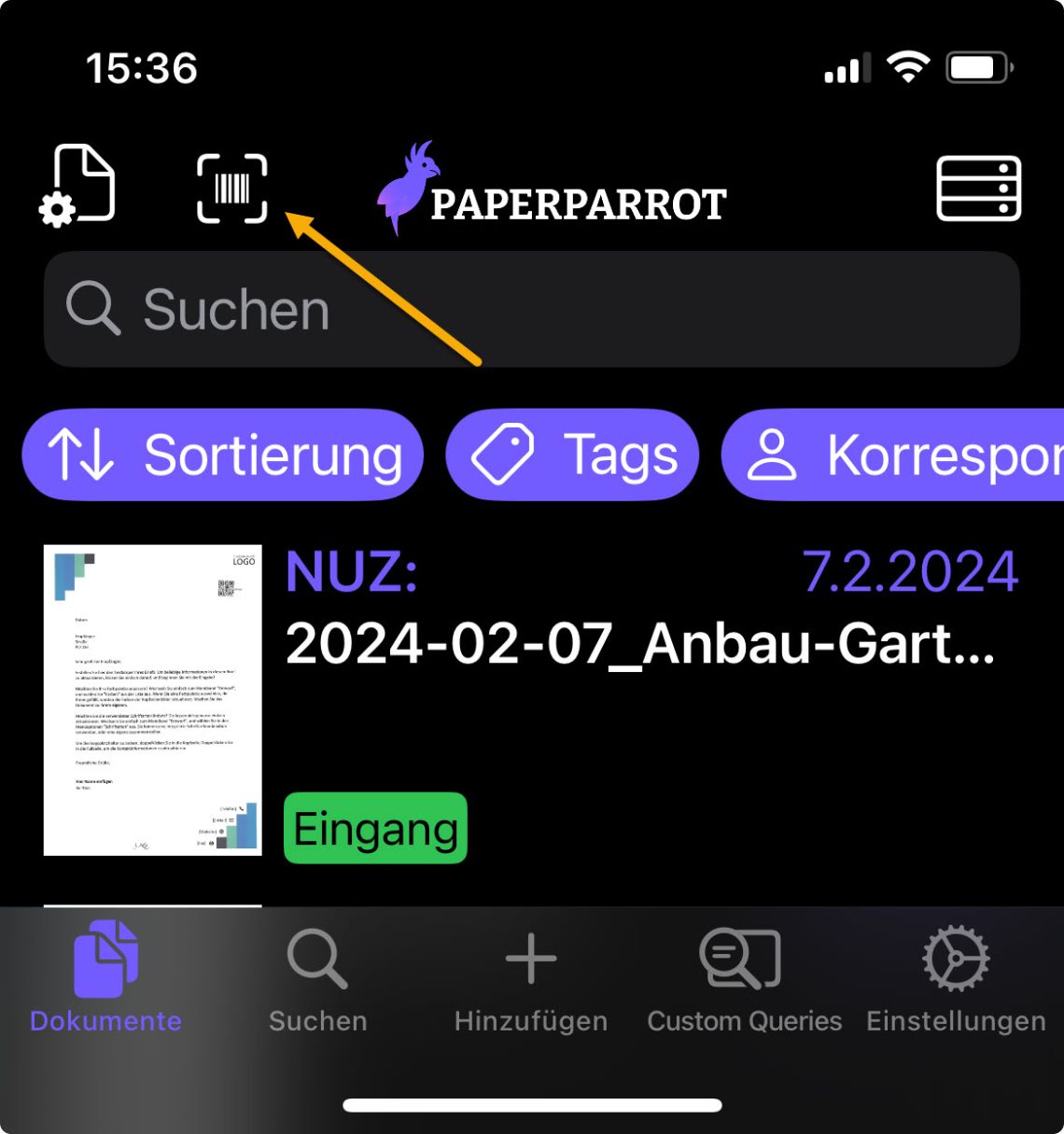 Paperless-ngx, Teil 13: Ein Quanten-Code für das Papier-Archiv ...
