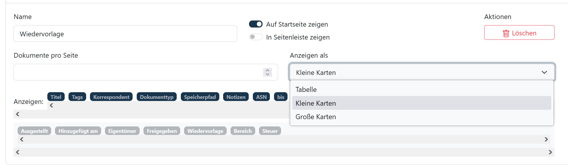 Paperless-ngx, Teil 16: Dashboard, smarte Widgets und erweiterte ...