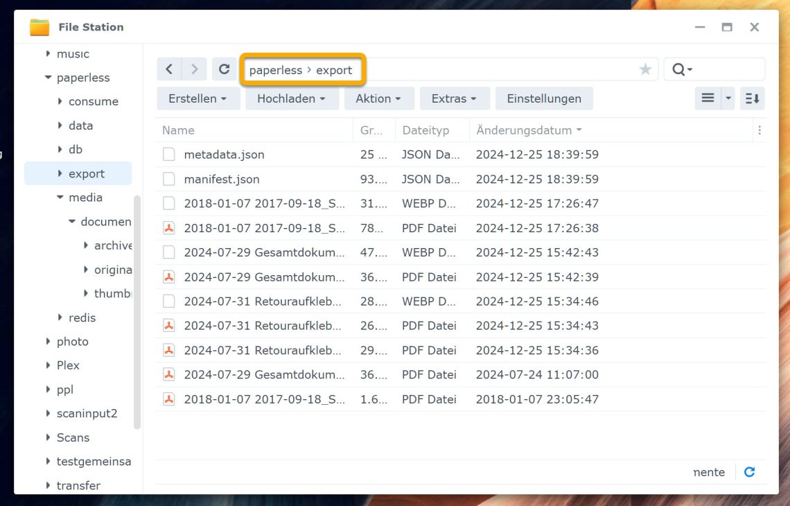 Paperless-ngx, Teil 18: Synology/NAS ohne Docker nutzen - Digital Cleaning