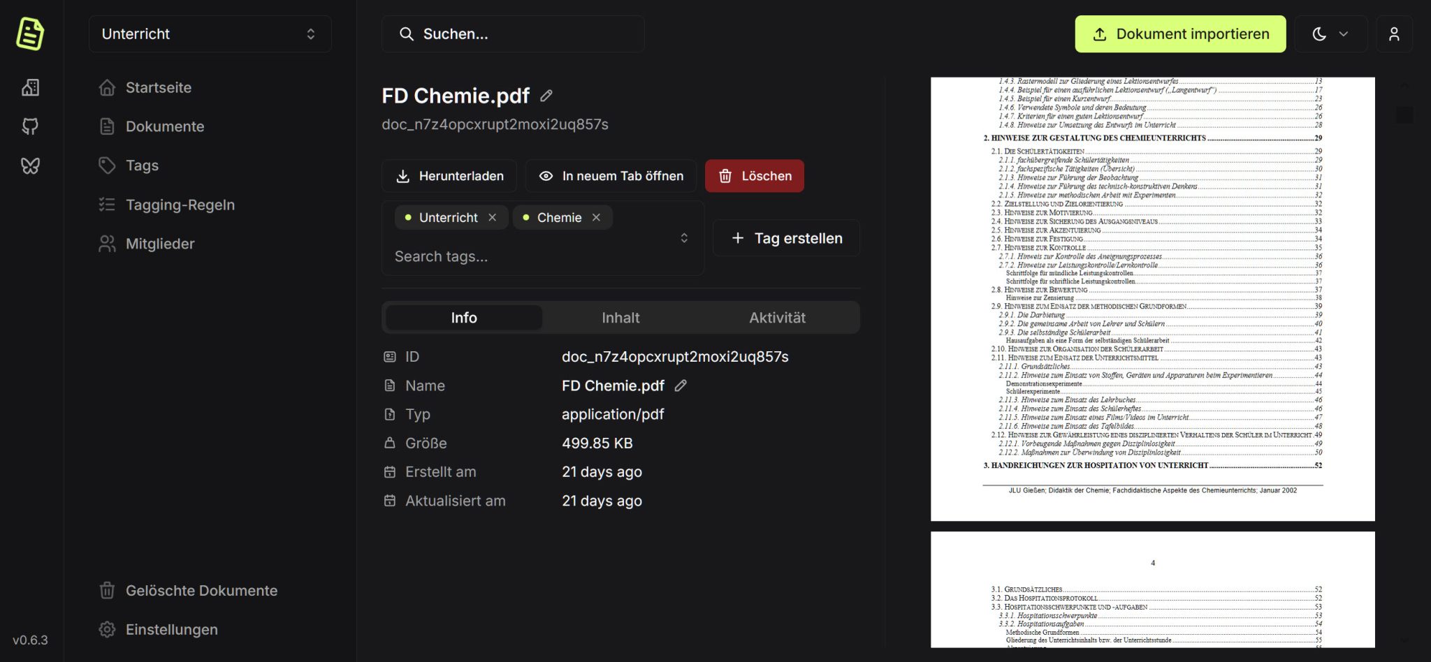 Papra - der kleine Bruder von Paperless-ngx - Digital Cleaning
